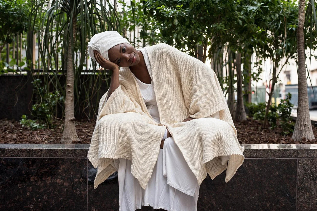 A distinct collection of fashionable turbans, scarves and headbands ...